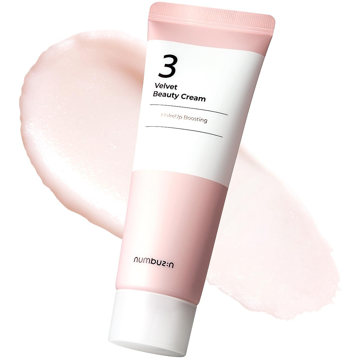 numbuzin No.3 Velvet Beauty Cream | Hydration, Textured Skin, Poreless, Smooth Skin, Makeup Prep, Primer, Niacinamide | Korean Skincare | 2.02 fl. oz.