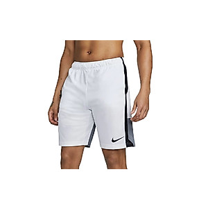Nike Men's Hybrid 9" Training Shorts (White/Grey/Black) Size XL