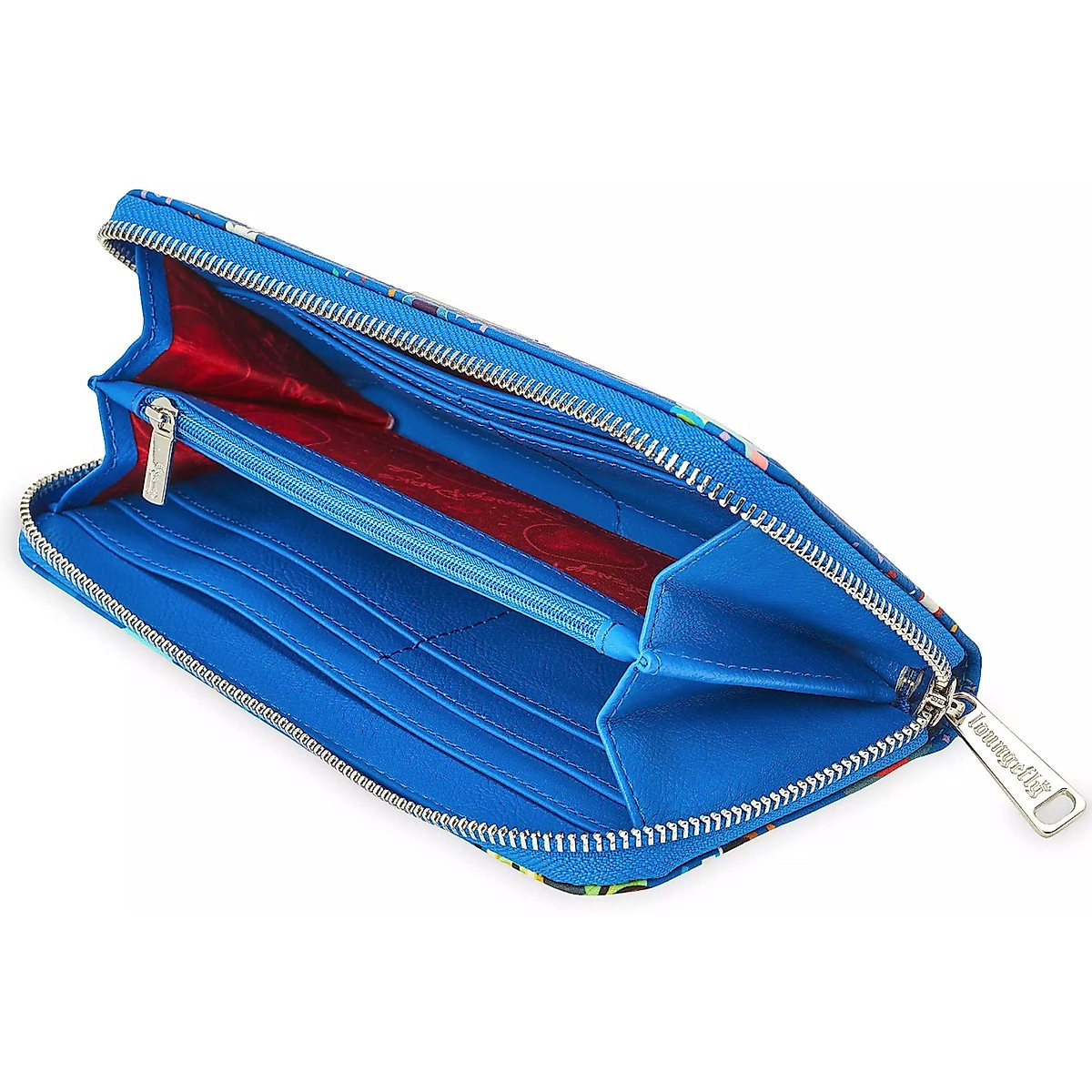 DisneyParks Exclusive - Zip-Around Wallet - Chibi Park Characters and Attractions