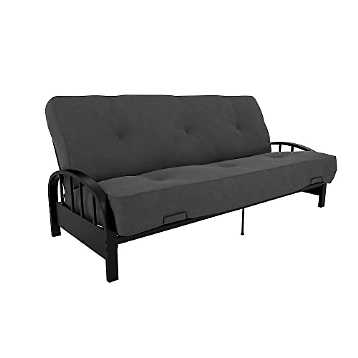 DHP Aiden Metal Futon Frame, Black Large