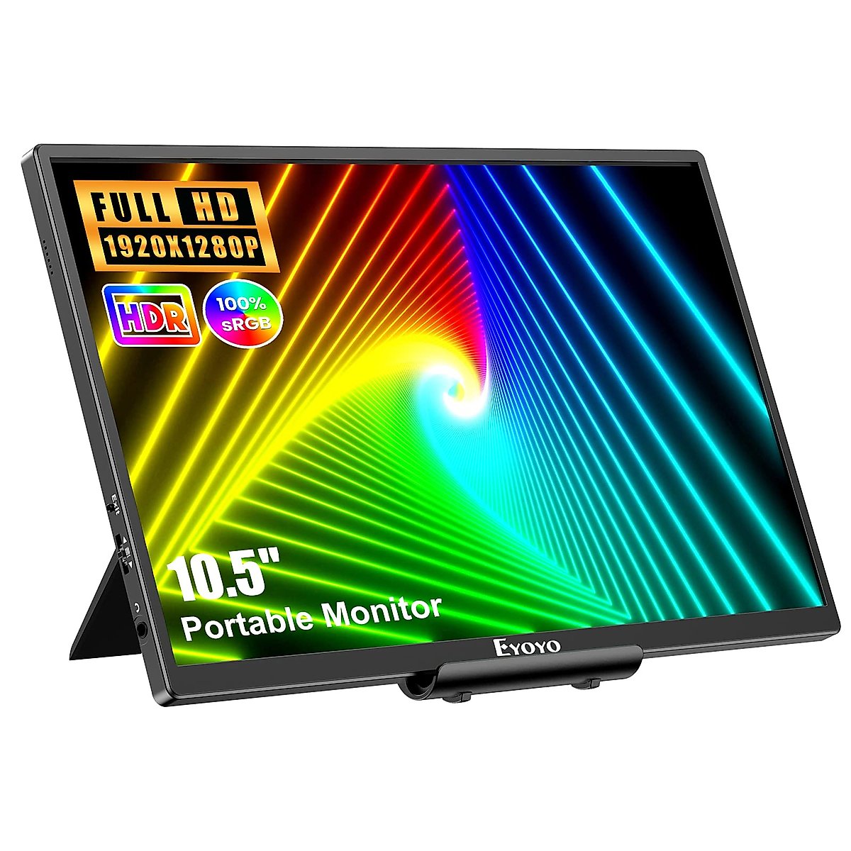 Eyoyo Portable Monitor for Laptop 10 Inch Small Monitor 1920x1280 USB C Computer Display Travel Monitor with HDMI, External Monitor for PC Phone Xbox Switch PS4 178° IPS Screen Plug & Play