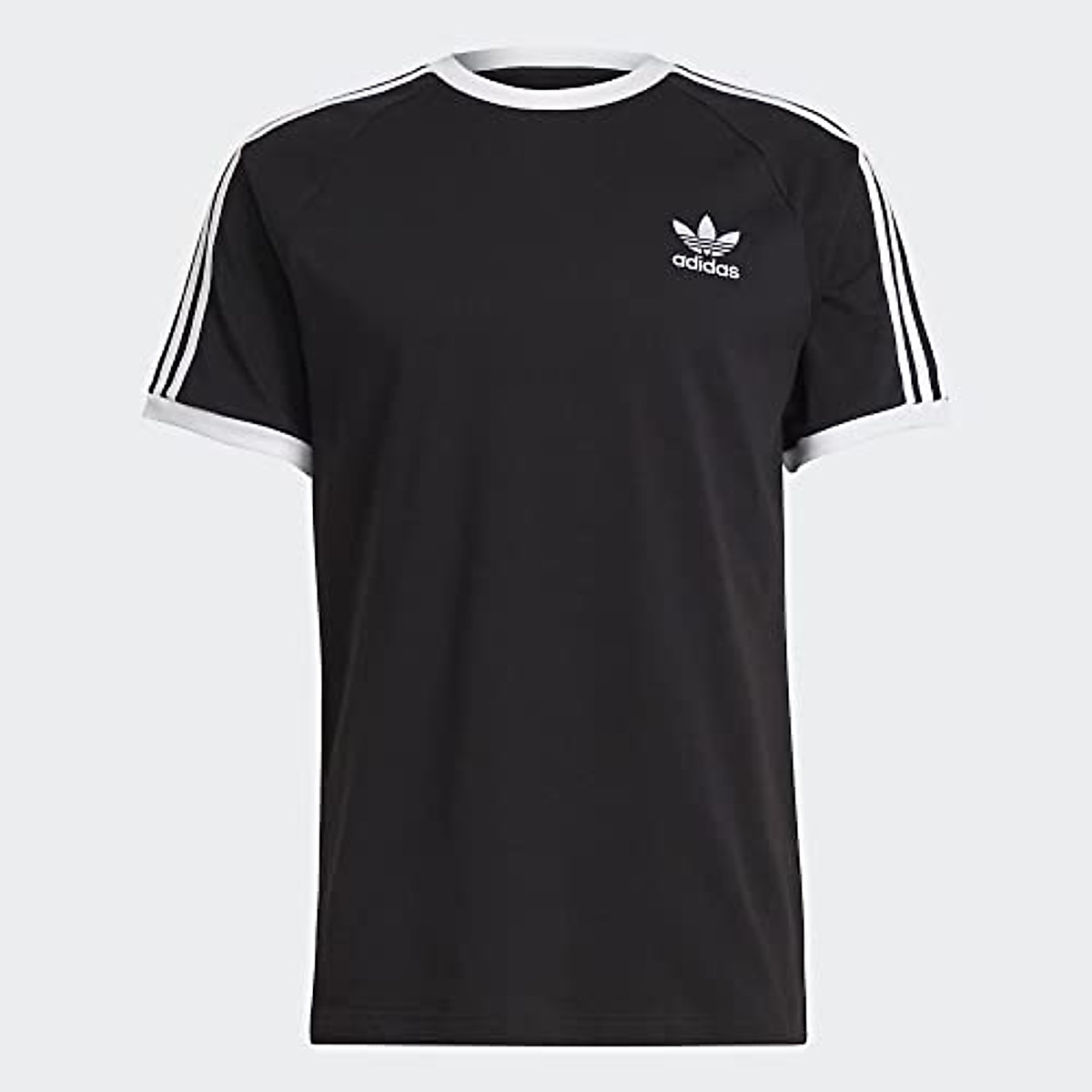 adidas Originals Men's Adicolor 3-stripes Tee, Black, X-Large