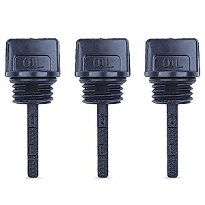 3 Pack Oil Filler Dipstick for Honda GX160 GX200 GX120 GX140 GX110 Engine Generator Lawnmower 15600-ZE1-003, ADEFOL Oil Filler Cap Compatible with Stens 125-692