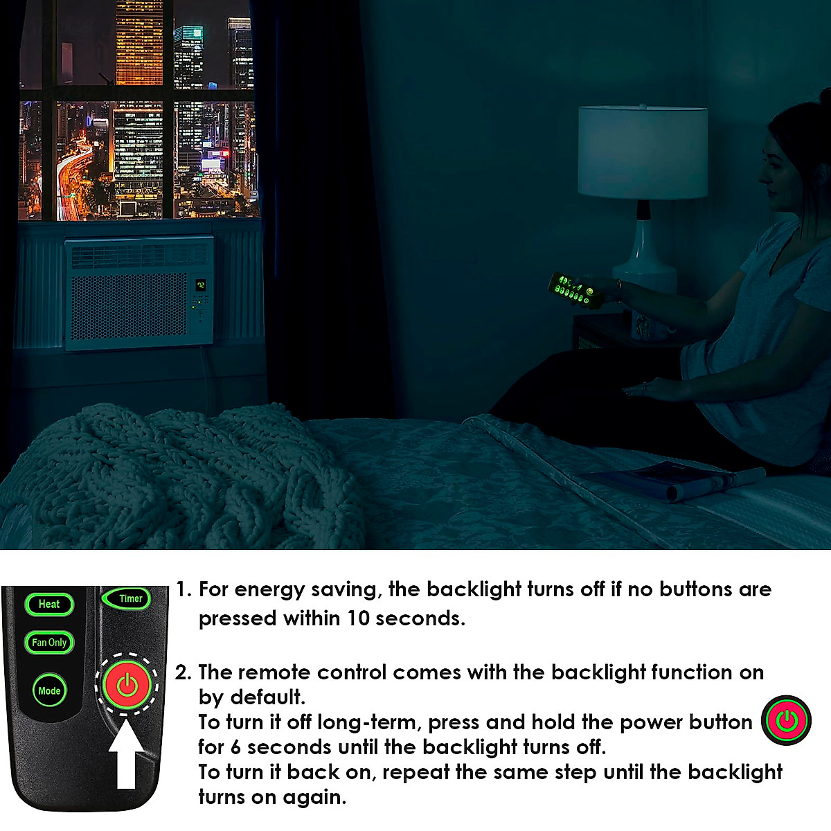 Replacement for Frigidaire Air Conditioner Remote Control Listed in The Picture (D)