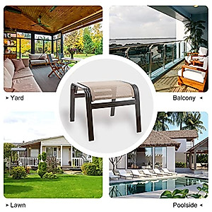 Sunny Furnishings San Diego Ottoman Set of 2