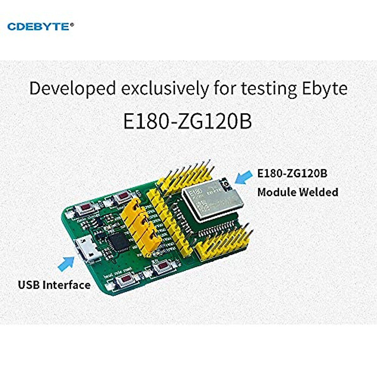EFR32 USB Test Board Development Board EBYTE E180-ZG120B-TB for Wireless Module E180-ZG120B RF Transceiver Transmitter Receiver