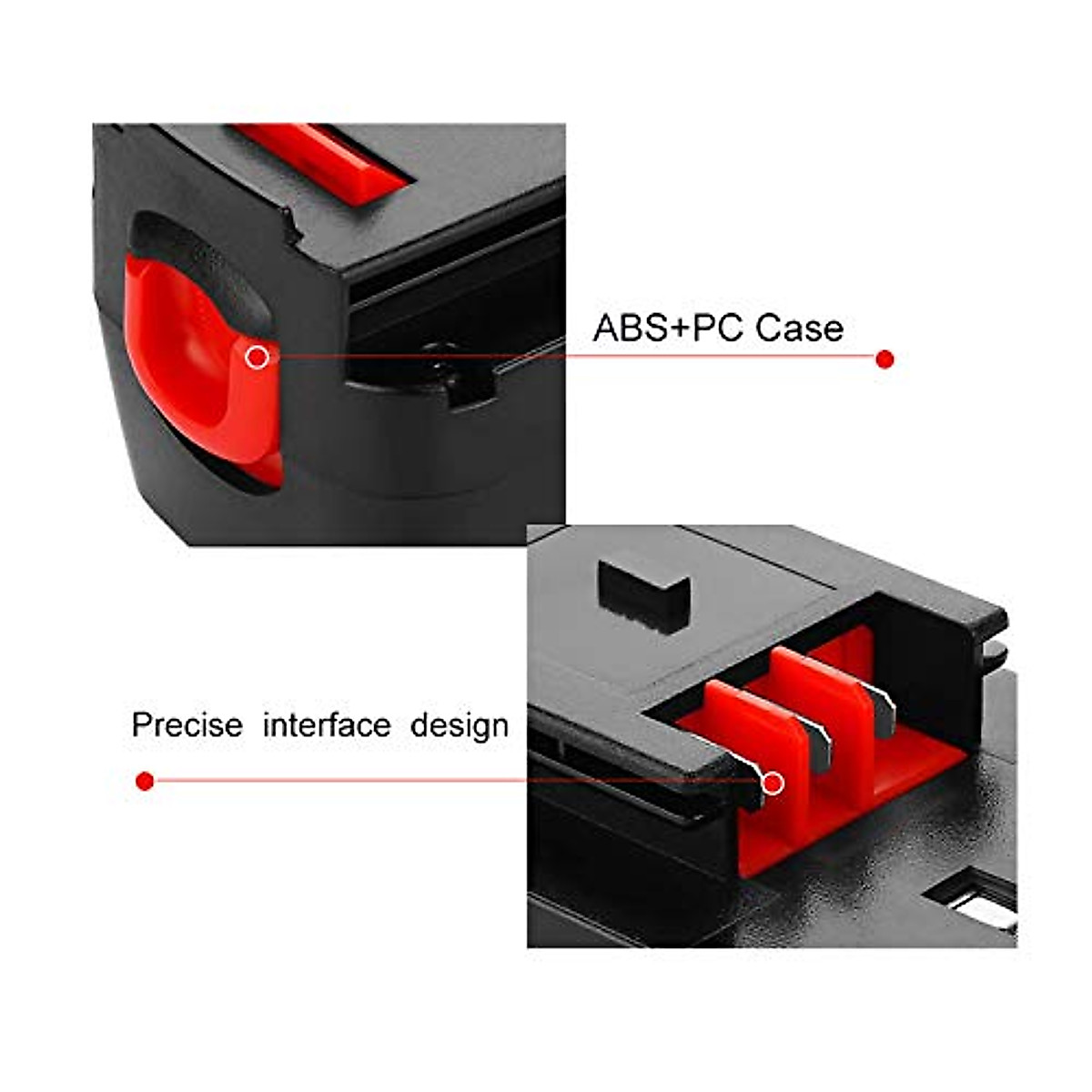 3.6Ah HPB18 Ni-Mh 18Volt Replacement for Black and Decker 18V Battery Replacement Compatible with Black and Decker 18 Volt HPB18 HPB18-OPE 244760-00 A1718 FS18FL FSB18 Firestorm Cordless Power Tools