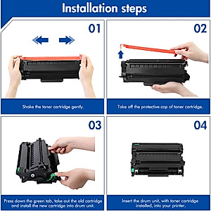TN760 TN-760 TN730 Toner Cartridge: 2 Pack High Yield Black Compatible TN 760 TN-730 Toner Cartridge for MFC-L2710DW HL-L2395DW DCP-L2550DW HL-L2350DW MFC-L2750DW HL-L2395DW Printer