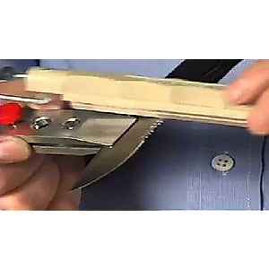 Lansky Natural Arkansas Sharpening System: Natural 3-Stone Arkansas Knife Sharpening Kit with Honing Oil- LKNAT