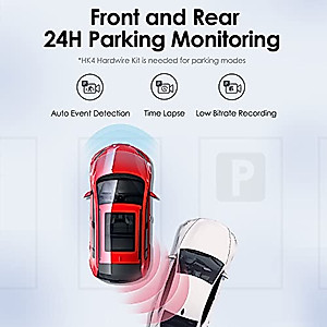 【Bundle: VIOFO A229 Duo + Hardwire Cable】 Dash Cam Front and Rear VIOFO 2K + 2K 5GHz Wi-Fi GPS Dual Dash Camera for Cars, 2.4” LCD, Buffered Parking Modes, Voice Notification, WDR, Emergency Lock