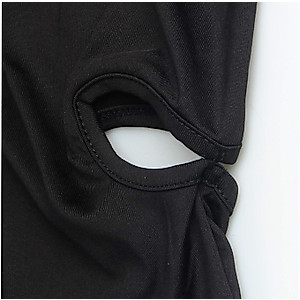 GANWAY Wind Cap Motorcycle Ski Masks Balaclavas Outdoor Sports Cycling Hat (Black)