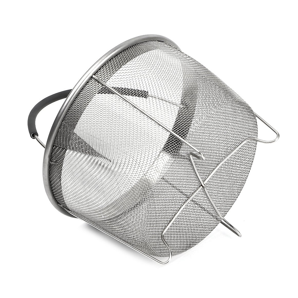 Stainless Steel Steamer Basket with handle for Instant Pot Accessories 6qt 8qt Pressure Cooker, Made by Kaviatek