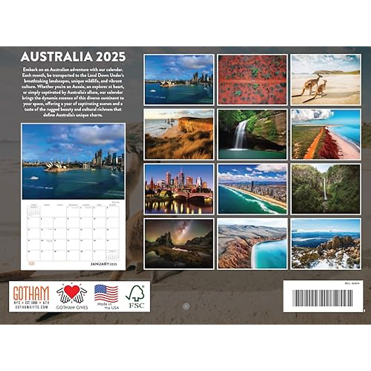 Australia Calendar 2025 Monthly Wall Calender 12 Month