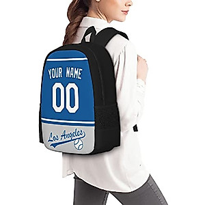 ANTKING Los Angeles Backpack High capacity Custom Any Name and Any Number Gifts for Kids Men Fans
