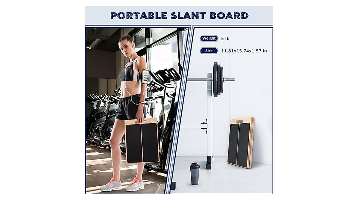 Norbase Portable Slant Board for Effective Calf Stretching