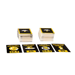 Games Adults Play $#!% Happens - The Rank Unfortunate Situations on The Misery Index Adult Card Game, Black, 5"