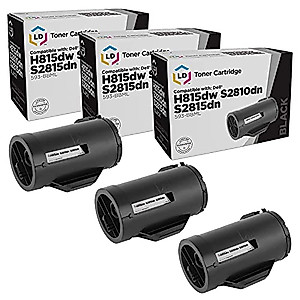 LD Compatible Toner Cartridge Replacement for Dell 593-BBML F9G3N (Black, 3-Pack)