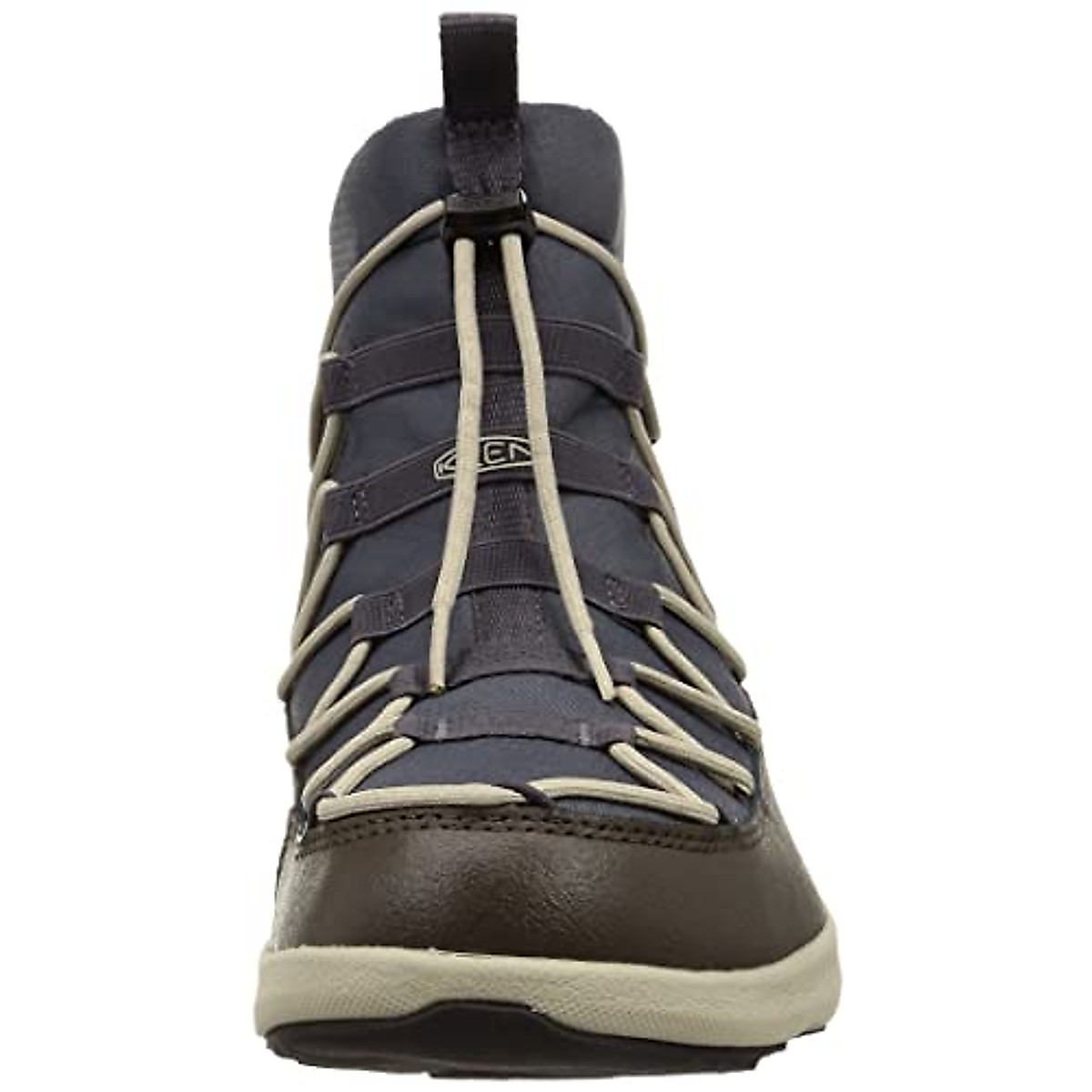 KEEN Men's Uneek SNK Waterproof Winter Chukka Boots, Magnet/Black Olive, 11.5