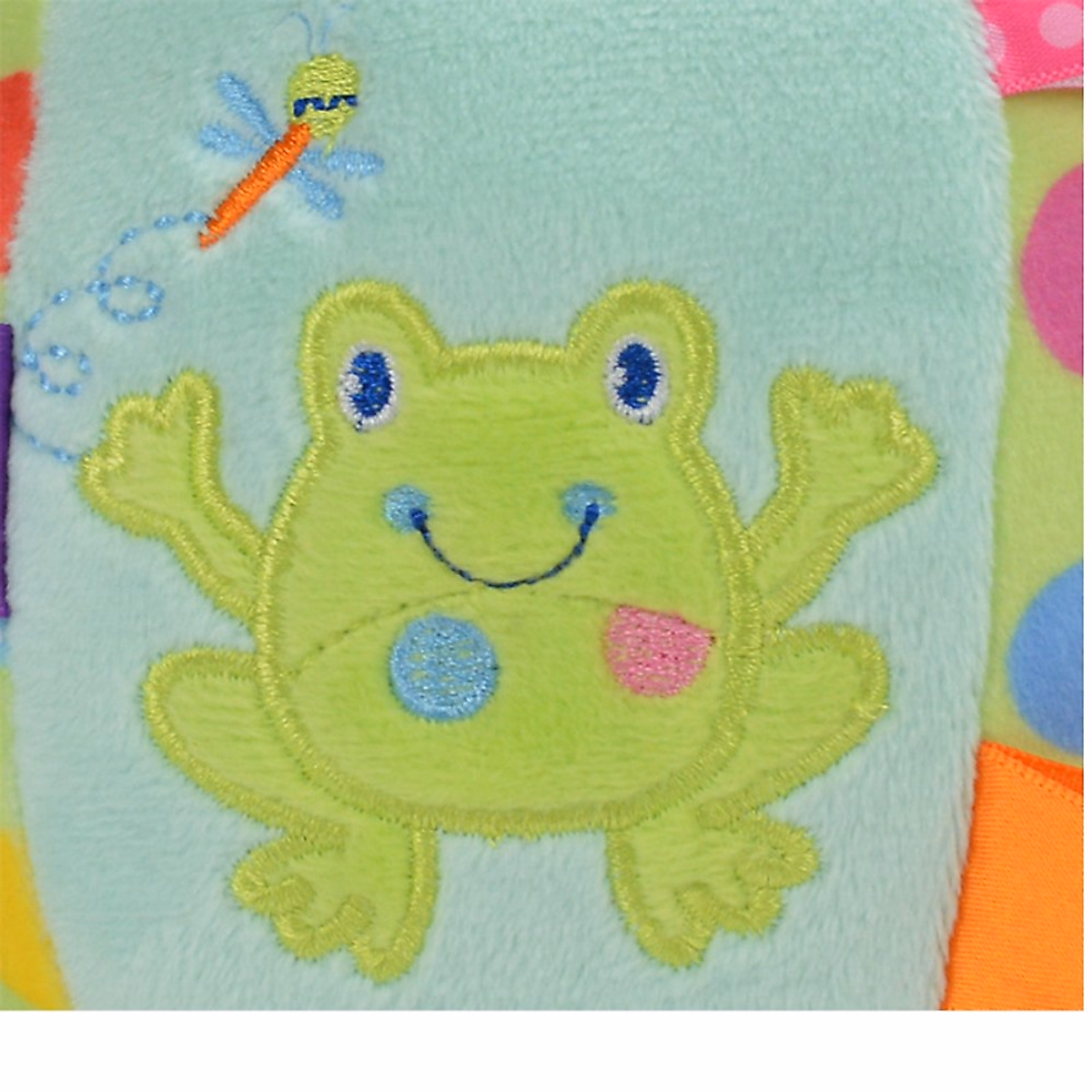 Inchant Baby Balls Soft Plush Rattle Comforter Toy - Kids Infant Early Educational Plush Tag Baby Ball for Ages 6 Months to 1, 2 Year Old boy and Girls