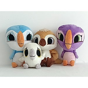 PUFFIN ROCK Oona & Baba Plush 2 Character Set | Oona Approximately 32cm | Baba Approximately 20 cm