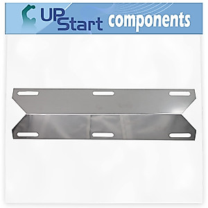 4-Pack BBQ Grill Heat Shield Plate Tent Replacement Parts for Perfect Flame 730-0522 - Compatible Barbeque Stainless Steel Flame Tamer, Flavorizer Bar, Vaporizer Bar, Burner Cover 15"