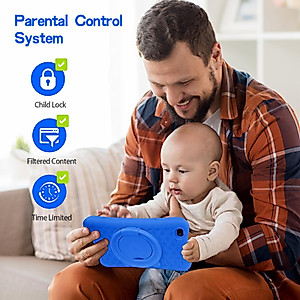 Zyyini 8 Inch Tablet for Android 10, 2GB RAM 32GB ROM Quad Core Processor, 8in HD IPS Touschscreen, 2.0MP 8.0MP Dual Camera, Game, Video, Music, Video Chat (US Plug)