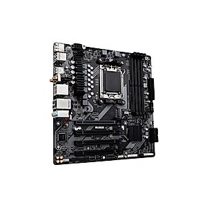 GIGABYTE B650M C V2 (AM5/ LGA 1718/ AMD/ B650/ Micro-ATX/ 5-Year Warranty/ DDR5/ PCIe 4.0 M.2/ PCIe 4.0/ USB 3.2 Gen1 Type-C/ 1GbE LAN/Motherboard)