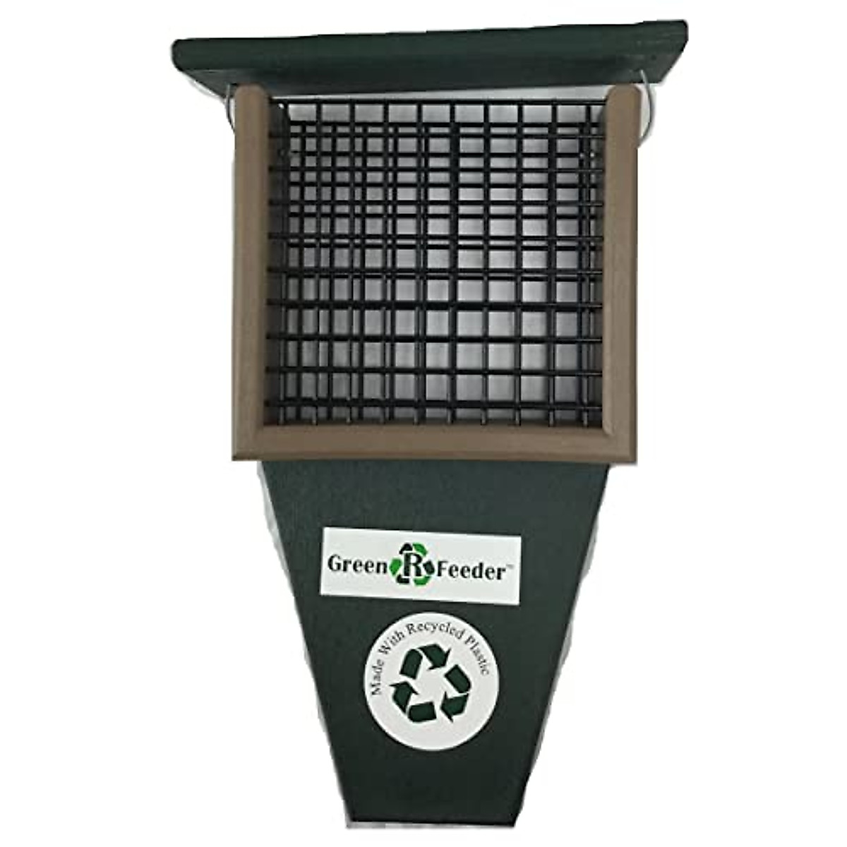 Songbird Essentials Rubicon Suet Feeder with Tail Prop Hunter Green