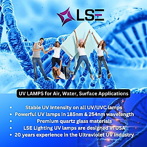 LSE Lighting PVHX213 UV Replacement Bulb GX23 Base 13 W Watts