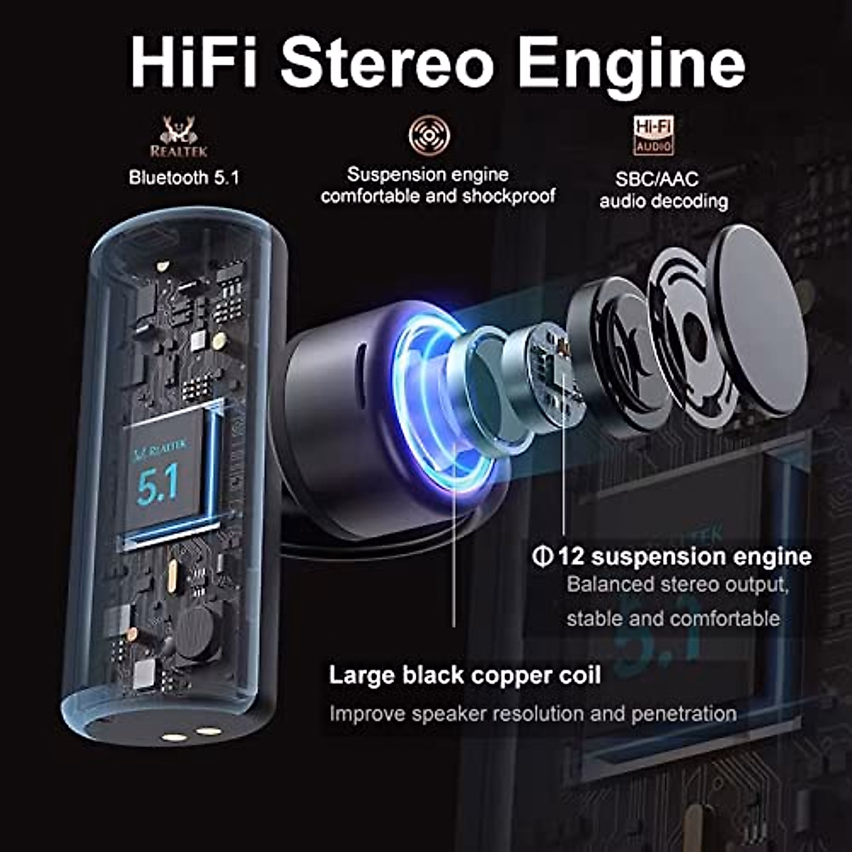 Bone Conduction Headphones Open Ear Wireless Bluetooth Earphones Workout Bone Conducting Ear Phones with Mic Waterproof IPX5 Headphones for Running Sports Cycling Gym Wireless Earbuds with Earhooks