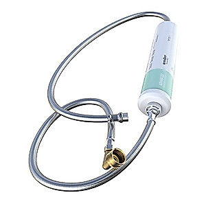 Woder WD-10K-Port It’s Your Water Portable Filter with Garden Hose/Ourdoors Faucet Adapter and Stainless Steel Hoses (10000 Gallons)