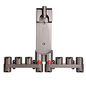 Fullclean Mount Holder for Dyson V15 V7 V11 V8 V10 Absolute Animal Trigger Motorhead Outsize Detect Vacuum Cleaner Attachments Organizer With Expansion Screws,Use On Docking Station Or On Wall