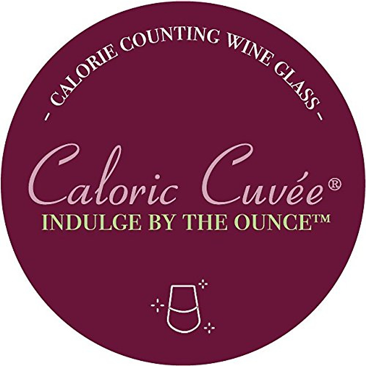 Caloric Cuvee - The Calorie Counting Wine Glass NOW IN STEMLESS