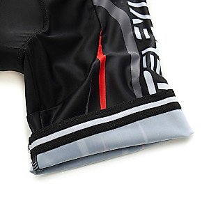 PSPORT Men's Cycling Jersey Bib Shorts Sets Bike Clothing Suit Short Sleeve Road Bicycle Biking Clothes Black Cyclist Uniform