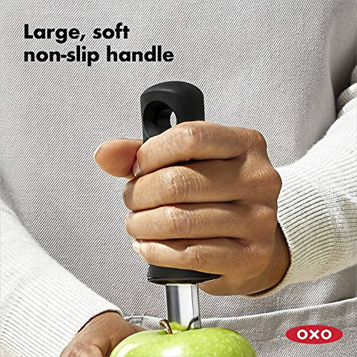 OXO Good Grips Apple Corer,1 EA, Silver/Black