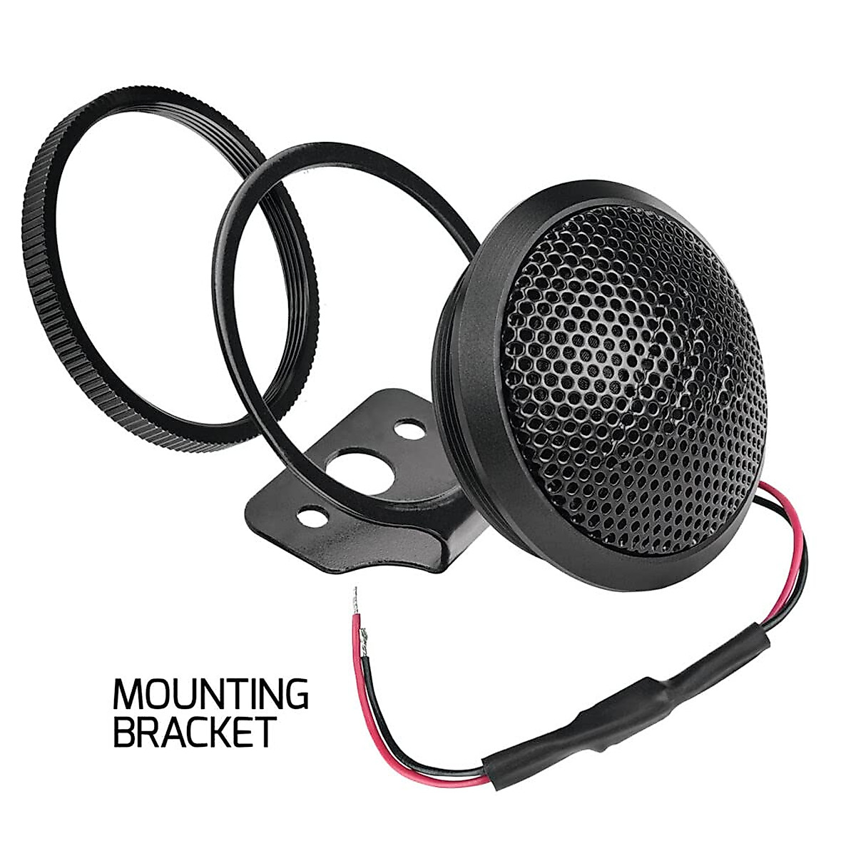 PRV AUDIO TW100SD-4 Soft Dome Tweeter Pair, 28 mm Dome, 4 Ohm, Sleek Flush Mount Design, Lightweight, Neodymium Magnets, Mounting Bracket Included (Pair)