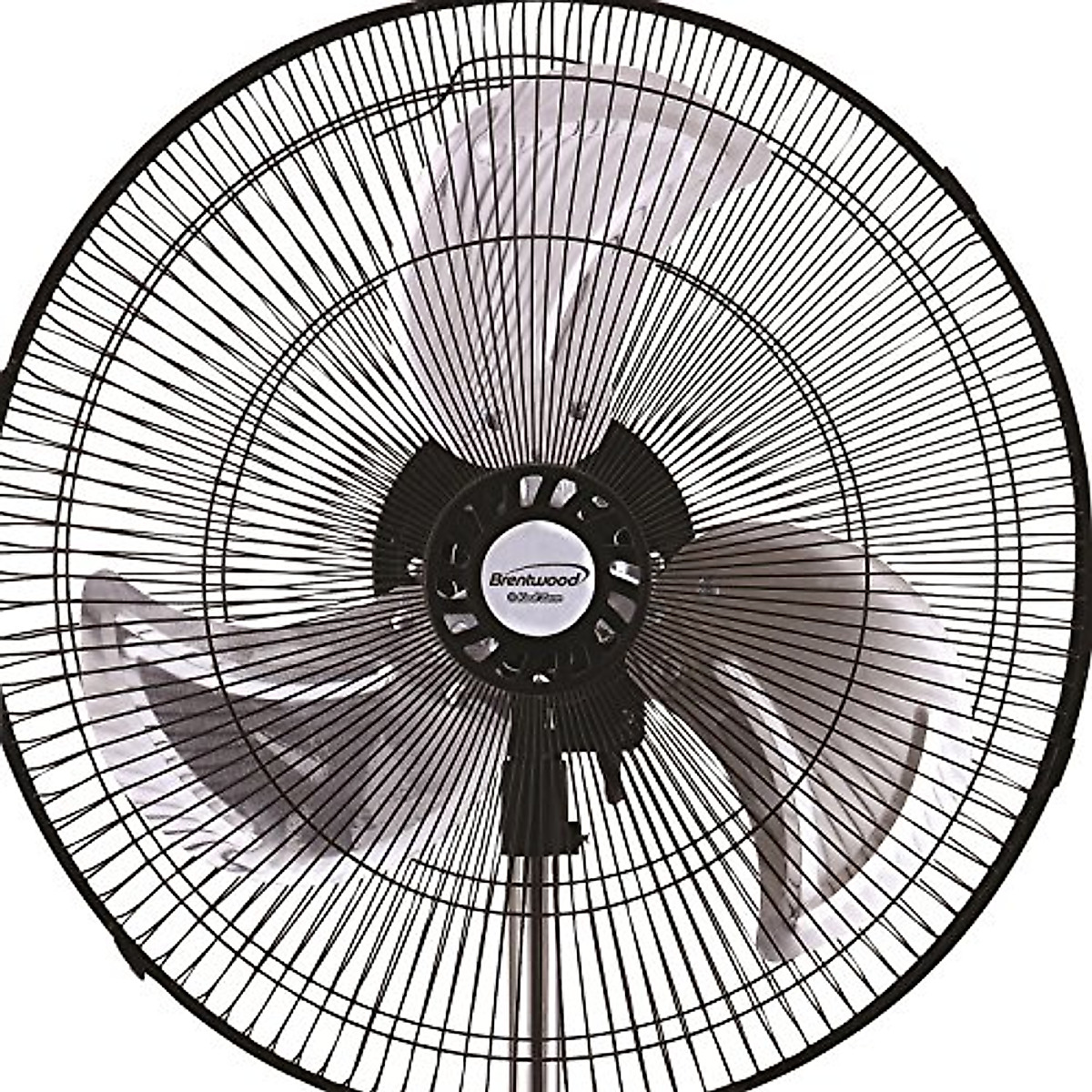 Brentwood Kool Zone F1831B 18" Industrial 3-in-1 Fan, One Size, Black