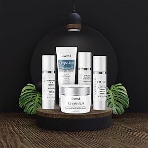 Vernal Crepe-less crepey skin firming cream to reduce crepey arms, neck & hands. Organic tightening cream to reduce thin wrinkled skin on arms, neck and body. Made in USA (4 Oz)