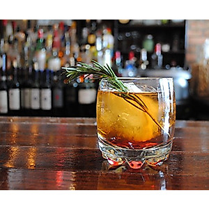 Bormioli Rocco Galassia Tumbler Rocks Glasses, Set of 6, Gift Boxed,10 oz