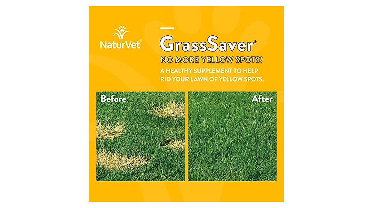 NaturVet GrassSaver Wafers - Keep Your Lawn Green