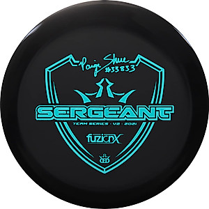 Dynamic Discs Limited Edition 2021 Team Series V2 Paige Shue Fuzion-X Sergeant Distance Driver Golf Disc [Colors May Vary] - 173-176g