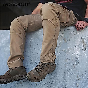 EMERSONGEAR Men's Tactical Pants,Military Combat BDU Cargo Pants,Multi-Pockets Work Trousers,Water Resistant Ripstop Pants