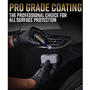 Adam's Advanced Graphene Ceramic Coating (60ml) - 10H Graphene Coating for Car Detailing Professionals | 9+ Years of Protection & Patented UV Glow Technology | Apply After Car Wash & Paint Correction