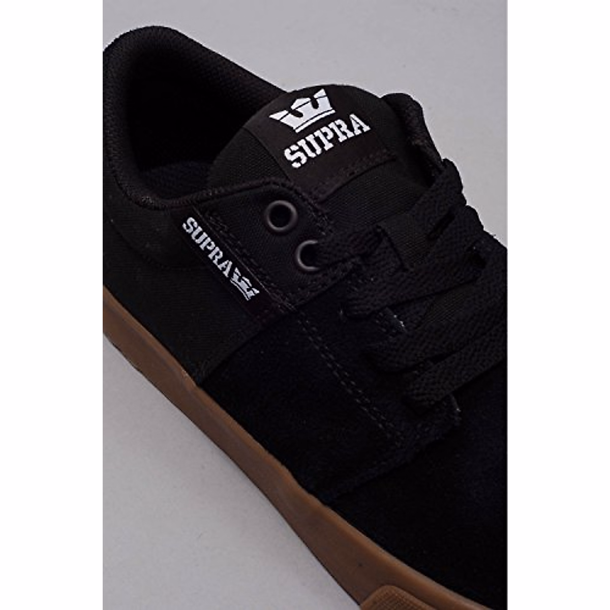 Supra Stacks Vulc II Black/Gum Men's 8, Women's 9.5 D (M)