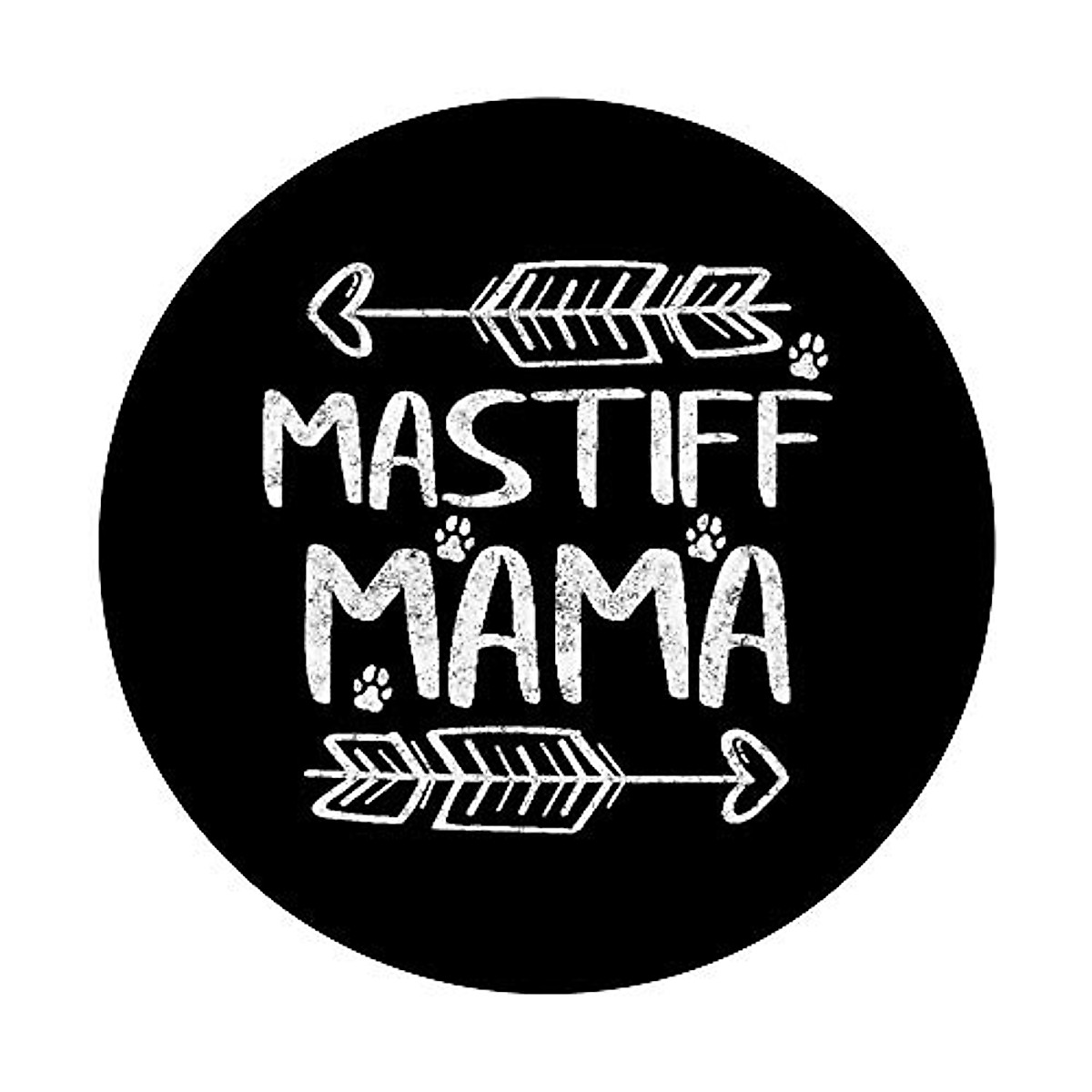 English Mastiff Mom Funny Dog Mom Gift English Mastiff Mama PopSockets PopGrip: Swappable Grip for Phones & Tablets