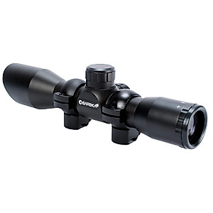 BARSKA 30/30 Crosshair Reticle Rifle Scope for .22 Plinking & Rimfire Rifles - Optimal Precision with Rings for Shooting, Hunting, Target Practice