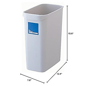 リス Squirrel Wastebasket W&W Square 5.7 gal (18 L) Square Gray 18L Green Purchase Law Compliant