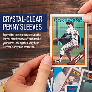 Standard Card Sleeves 500pk | Penny Sleeves. Baseball Card Sleeves. Soft Trading Card Sleeve. Penny Sleeves for Trading Cards. Plastic Card Sleeves. Ultra Clear Card Sleeves. Pro Sports Card Sleeves.