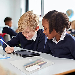 YoeeJob Plastic Envelopes with Hook & Loop Closure, 6x10 Receipt Envelope Money Cash Coupon Organization with Label Pocket, 24 Packs