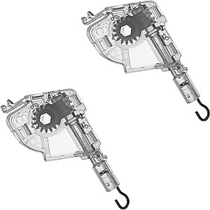 Wand Tilter 2pcs for 2" Blinds Hexagon Shaped Gear Hook Connection for 2" Low Profile Horizontal Blinds